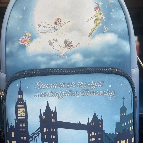 Loungefly | Bags | Loungeflydisneypeter Pan Second Star Glow In The ...